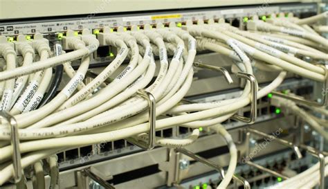 Network LAN Patch Panel Stock Photo Vschlichting 47617713
