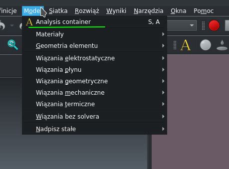 FEM Model Menu Issue FreeCAD FreeCAD Translations GitHub