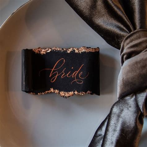 Scroll Escort Card Etsy