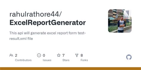 GitHub Rahulrathore44 ExcelReportGenerator This Api Will Generate Excel Report Form Test