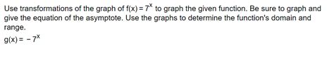 Solved Use Transformations Of The Graph Of F X X To Graph Chegg Com