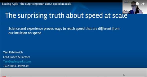 Webinar The Surprising Truth About Speed At Scale AgileSparks