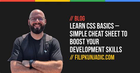 Learn Css Basics Simple Cheat Sheet To Boost Your Development Skills