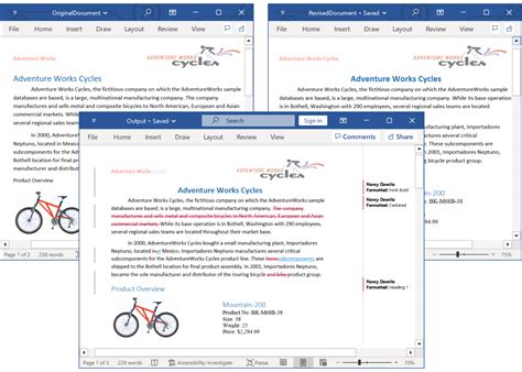 How To Compare Two Word Documents And Highlight Differences Using C In
