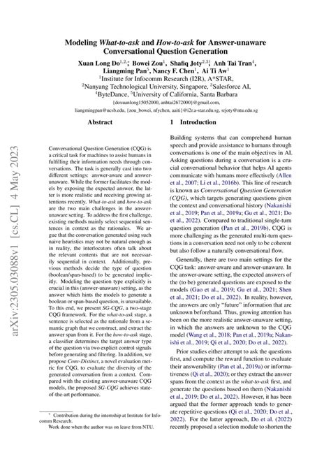 Modeling What To Ask And How To Ask For Answer Unaware Conversational