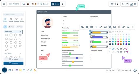 Free User Persona Creator Persona Creator Creately