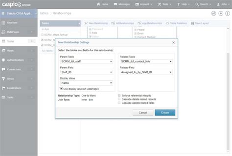 Build A Custom CRM Video Of Defining Table Structures Caspio