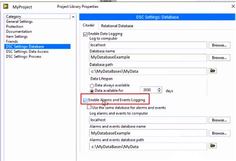 Errors When Try To Access To Events And Alarms In My Citadel Database Ni