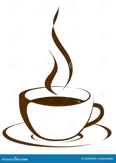 Cup Of Coffee With Steam Stock Illustration Illustration Of Coffee