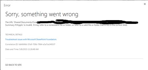 Document Library Error Occured While Trying To Restore Minor Version