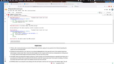 Alphafold Broken On Colab Issue Google Deepmind Alphafold GitHub