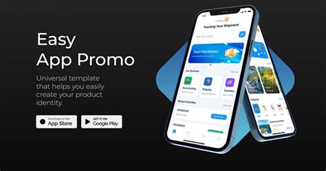 easy app promo video templates envato elements