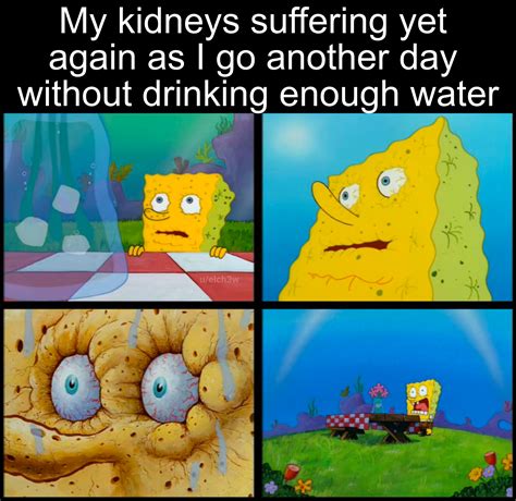 Spongebob Water I Dont Need It