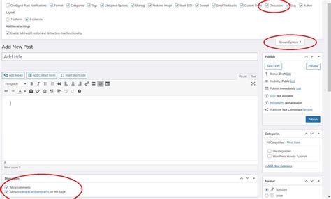 Enable And Disable Comments In WordPress Block Classic Editor