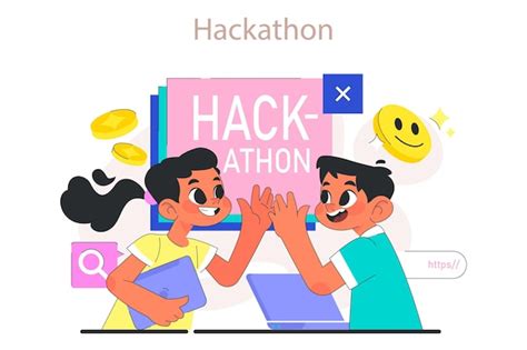 아이들은 프로그래밍을 한다 컴퓨터 과학 ai 게임 기술 프리미엄 벡터