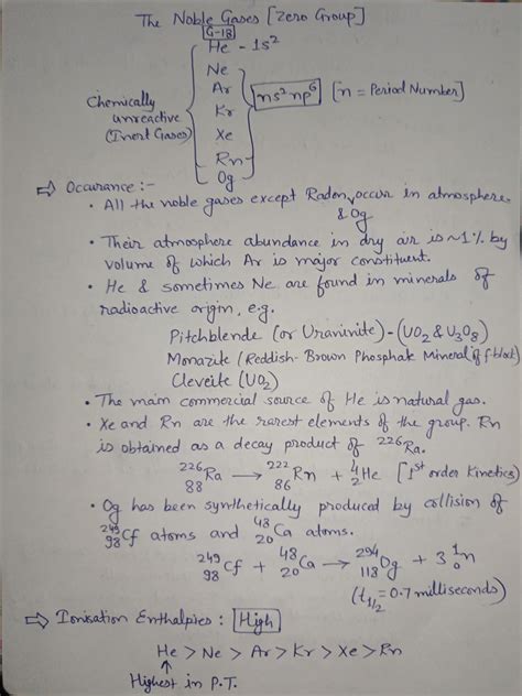 Inert Gases Pdf Chemical Elements Sets Of Chemical Elements