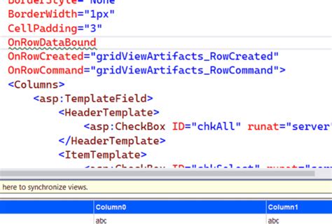 Asp Net Hide Columns In Gridview Aspx Vb Net Rowdatabound Does Not Fire Stack Overflow