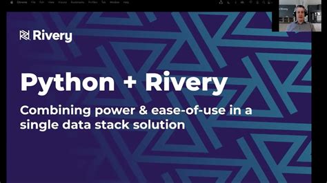 getting started with python for rivery live demo webinar youtube