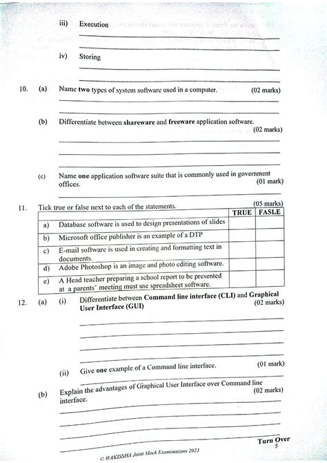 Wakisha Mock Subsidiary Ict Paper 1pdf