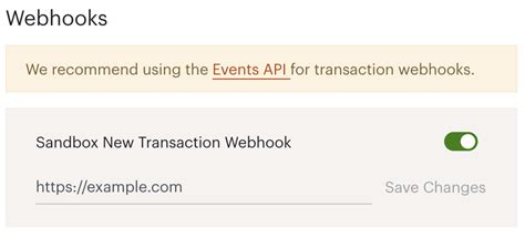 Migrate From Legacy Transaction Webhooks To Our Events Api