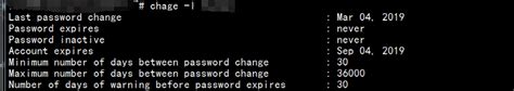 warning your password has expired linux 用户密码过期 csdn博客