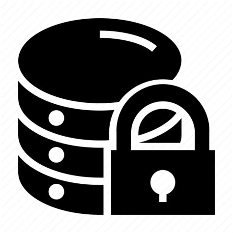 Security Database Lock Access Password Protection Server Icon