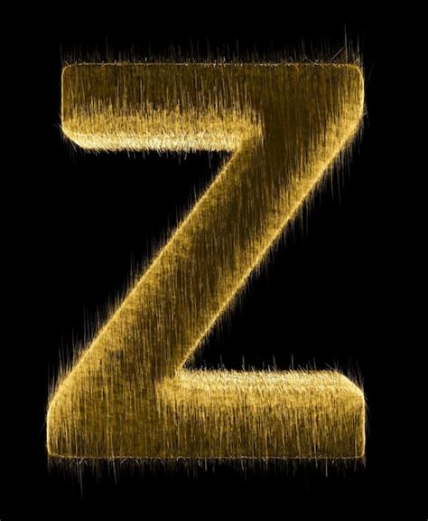 premium photo shredded letter z