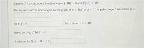 Solved Suppose F Is A Continuous Function Where F Chegg
