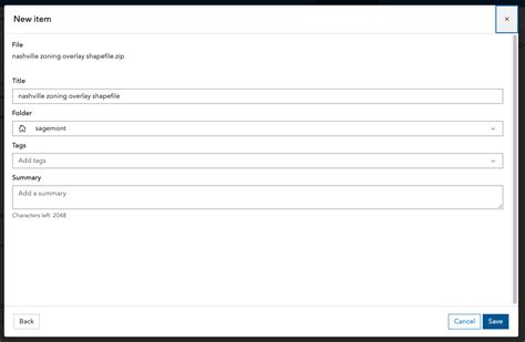 Issue Uploading Shapefile Into Map Esri Community