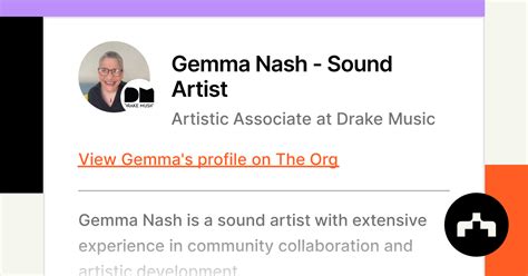 Gemma Nash Sound Artist Artistic Associate At Drake Music The Org