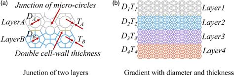 Bionic Inspired Honeycomb Structures And Multi Objective Optimization For Variable Graded Layers