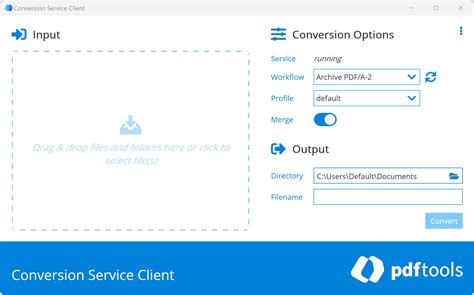 Pdf Client For Conversion Service Pdftools Developer Documentation