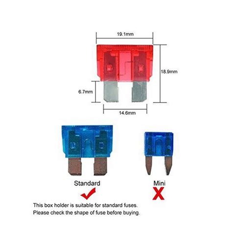 Universal 6 Way Fuse Box Block Fuse Holder Box Car Vehicle Circuit Automotive Blade Tool 6 Way