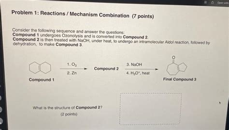 Solved Consider The Following Sequence And Answer The