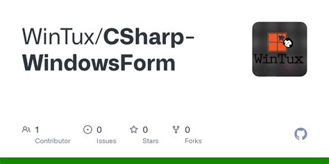 Github Wintuxcsharp Windowsform