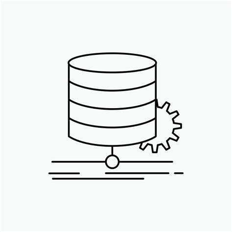 Algorithm Chart Data Diagram Flow Line Icon Vector Isolated