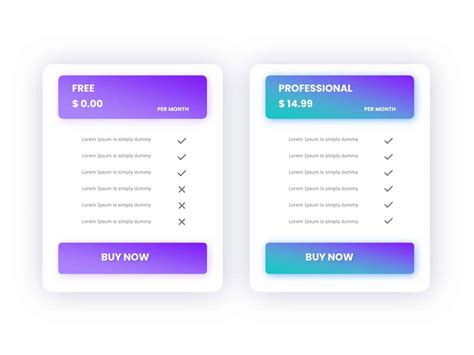 Editable Pricing Table Templates For Powerpoint Slideuplift