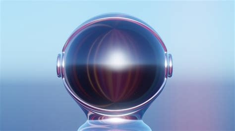 홀로그램 해석이 적용된 3d 우주 비행사 헬멧은 매혹적인 이미지에 태양 반사와 다양한 색상을 특징으로 합니다 0명에 대한 스톡 사진 및 기타 이미지 Istock