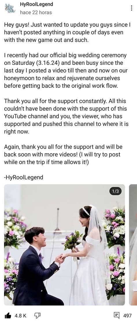 Popular Cr Youtuber Hyroollegend Got Married Rcookierunkingdoms
