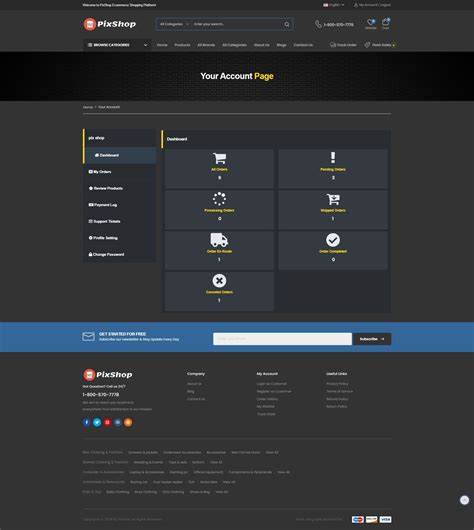 Pixshop E Commerce Shopping Platform Codester