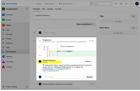 Comments On Sonar Cloud Analysis Failures Not Displayed For Pull Requests In Azure Devops