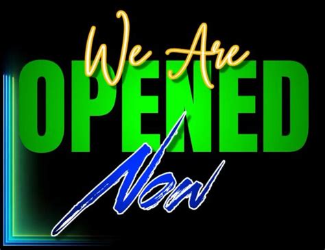 We Are Open Template Postermywall