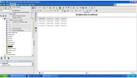 Report Studio In Cognos Grouping In Cognos