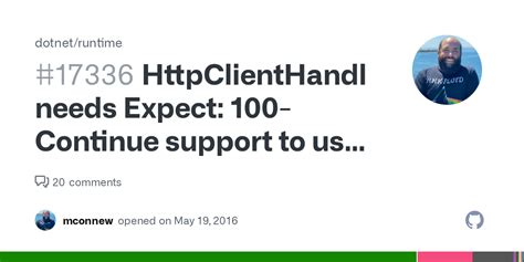 Clienthandler Needs Expect 100 Continue Support To Use Client