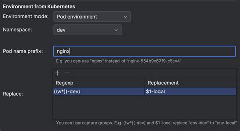 Kubernetes Run Configuration Env Intellij Ides Plugin Marketplace