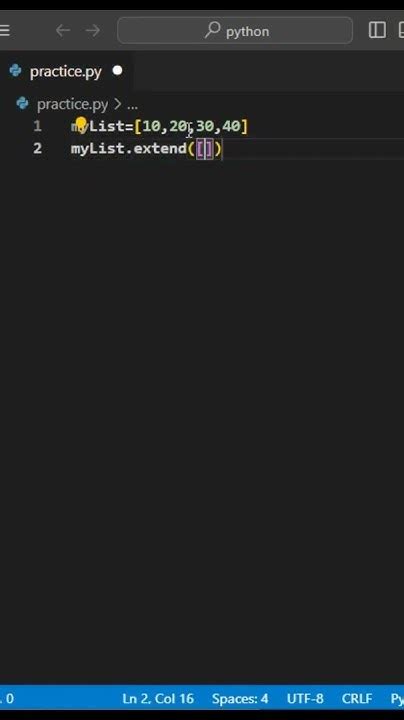 Append And Extend Function Use 👍python Pythonprogramming Pythoncode Learnpython Youtube