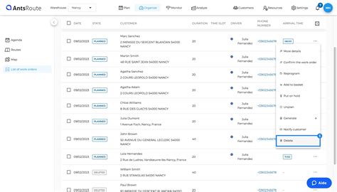 Delete Work Orders Help Center