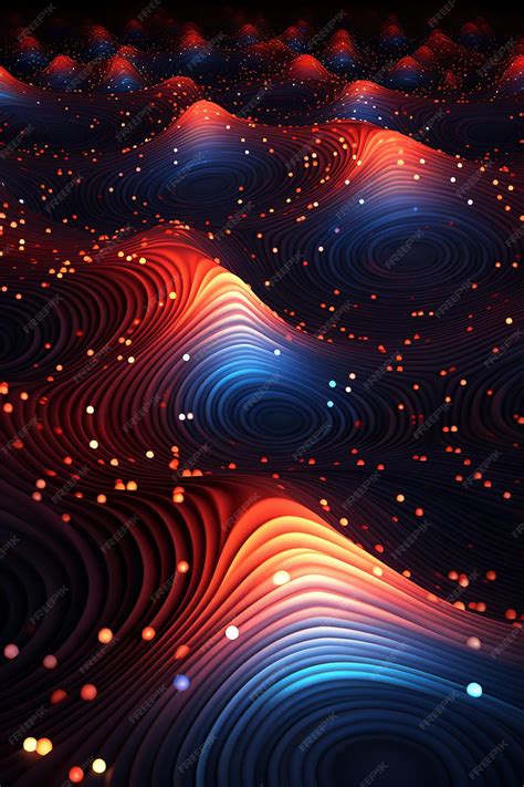 Premium Ai Image Dark Network Connection Background