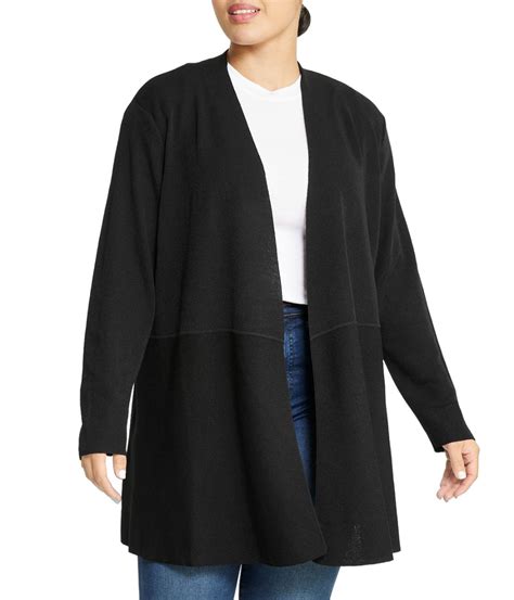 Long Cardigan With Waist Seam Plus Size Gordmans