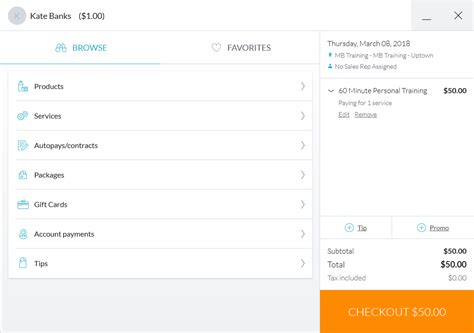How To Transfer A Saved Cart Mindbody Business App